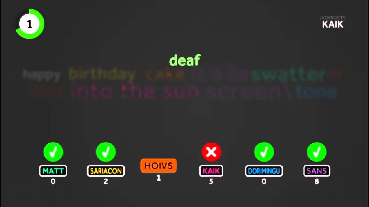 Saria and Friends Play Jackbox - Word Spud - YouTube