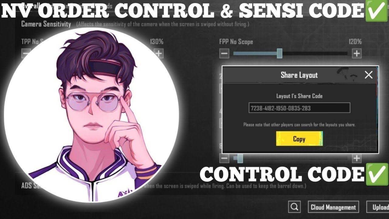 (2024) NV ORDER SENSITIVITY CODE 3.0/ NV ORDER CONTROL CODE 3.0/ #nvorder 5 FINGER LAYOUT ...