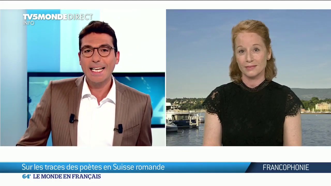 Isabelle Falconnier : Sur les traces des poètes en Suisse romande - YouTube