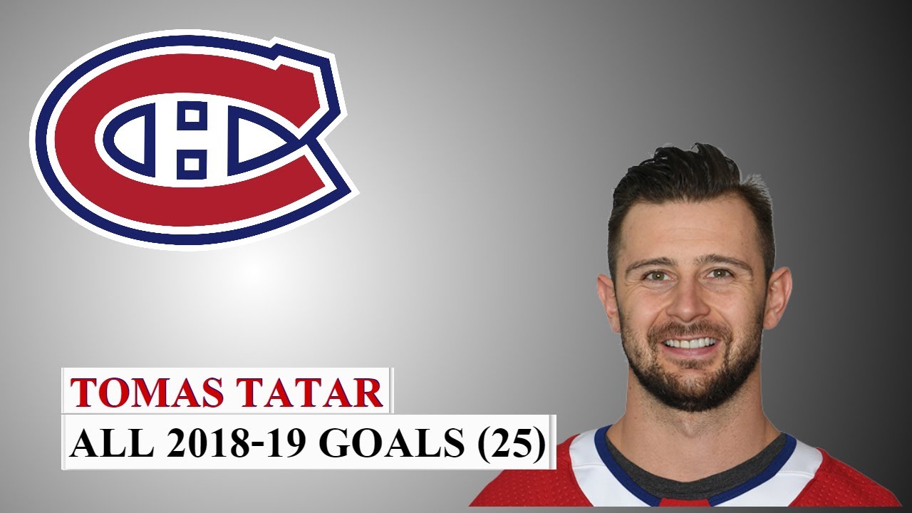 Tomas Tatar (#90) All 25 Goals of the 2018-19 NHL Season - YouTube