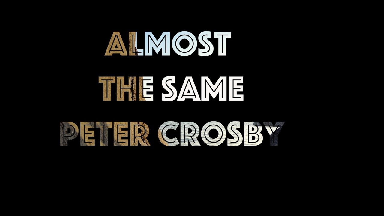 Peter Crosby - Almost The Same And A Cave Ocean View - YouTube