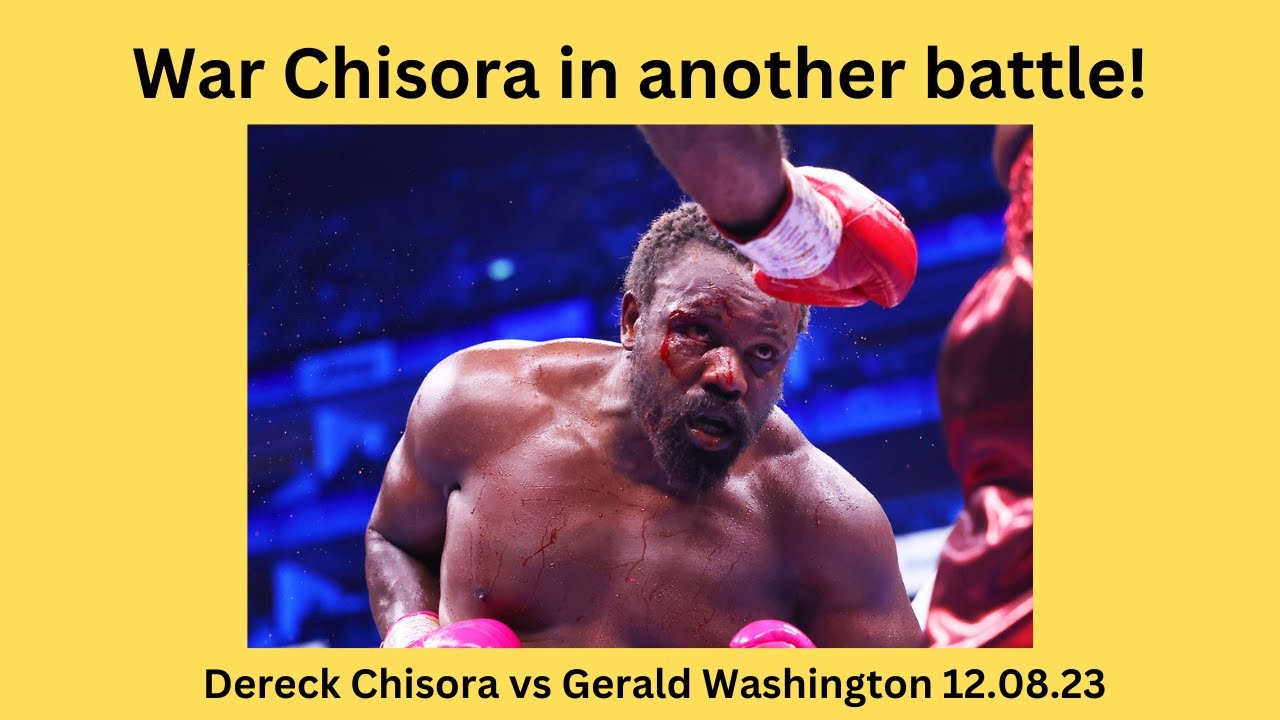 War Chisora beating Washington in sluggish battle | 🥊🎙🥊🎙 - YouTube