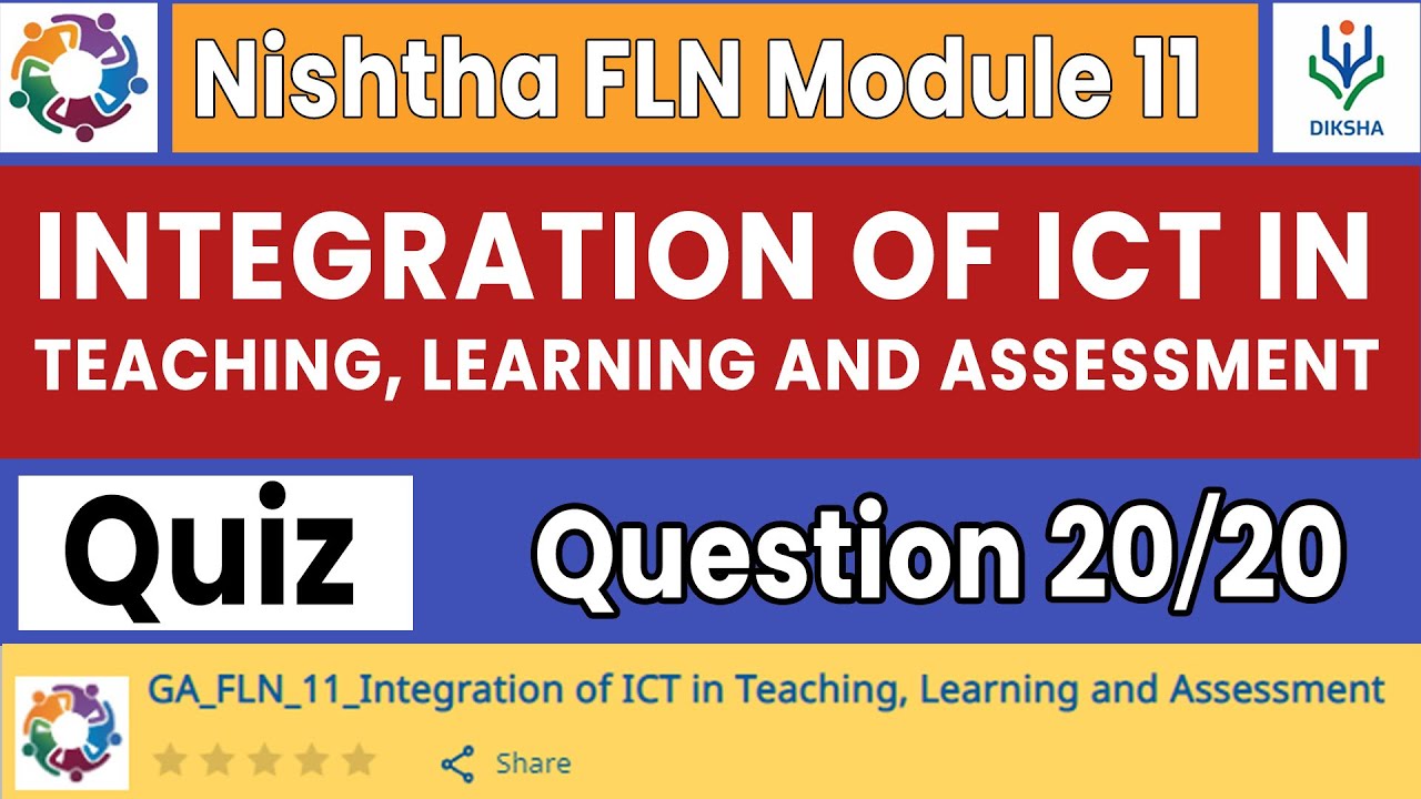 Integration Of ICT In Teaching Learning And Assessment Quiz Answers integration-of-ict-in-teaching-learning-and-assessment-quiz-answers