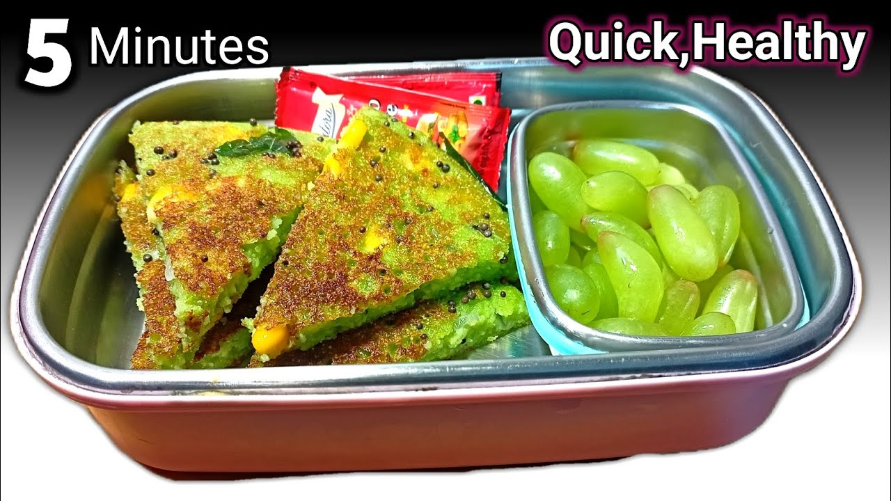 5 Minutes Tiffin Recipe | Healthy Breakfast Recipe | Tiffin Recipes ...