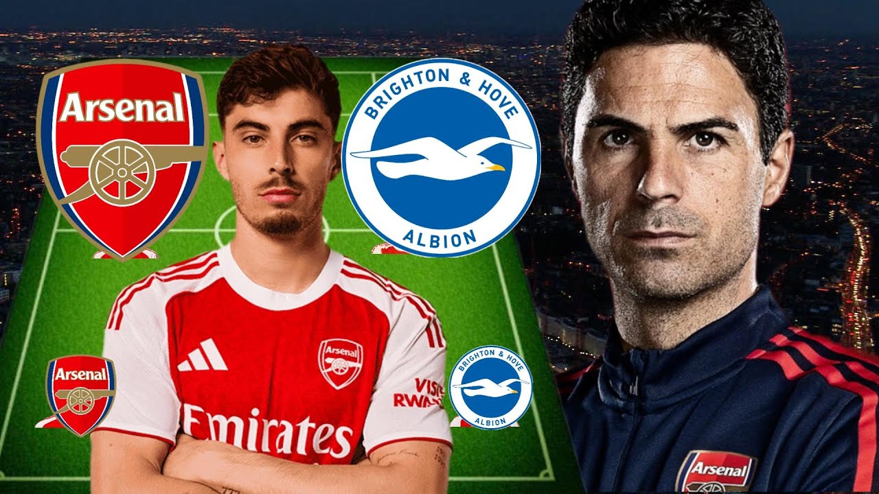Havertz Back: Arsenal potential starting line up against Brighton - YouTube