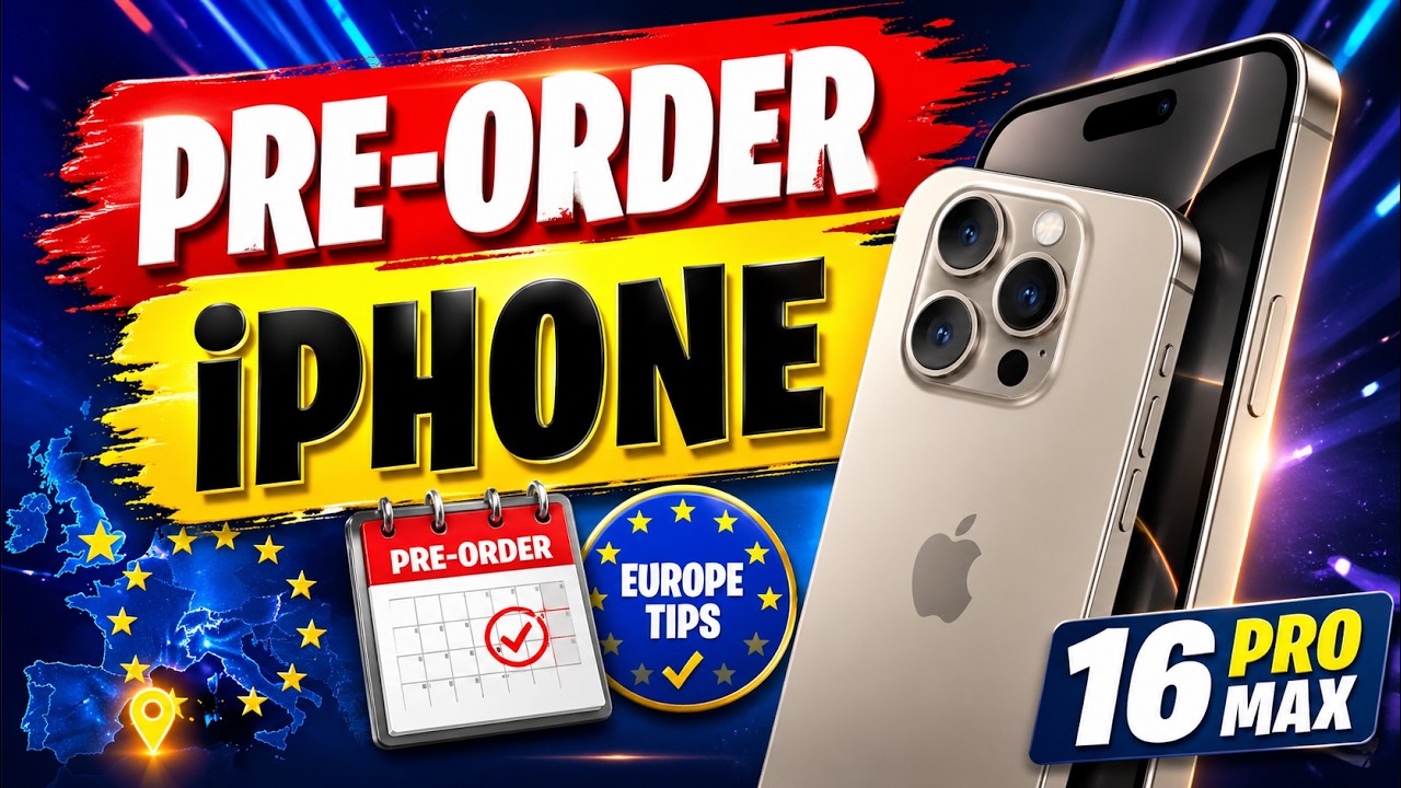 Iphone 16 Pro MAX Expert Shares Top Pre Order Tips for Europe! - YouTube
