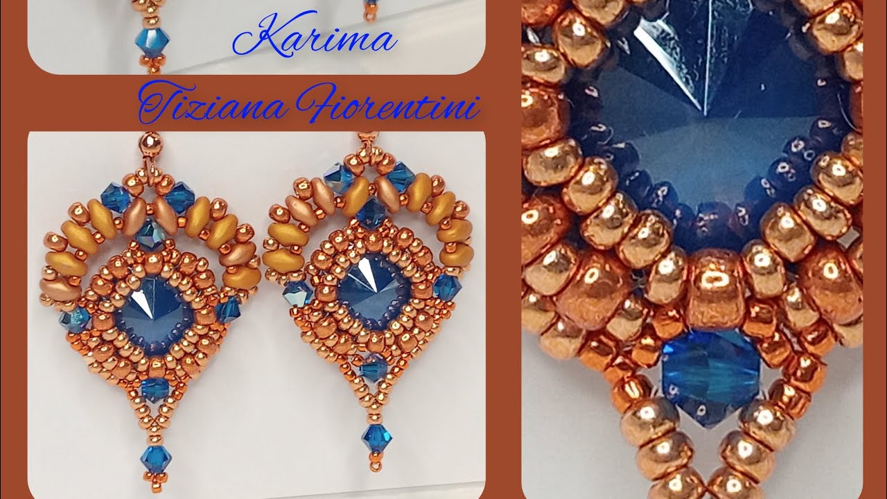 Tutorial modulo Karima con superduo e rocailles - YouTube