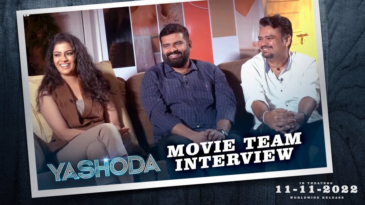 Yashoda Movie Team Fun Interview | Varalaxmi Sarathkumar | Hari - Harish | Manastars - YouTube
