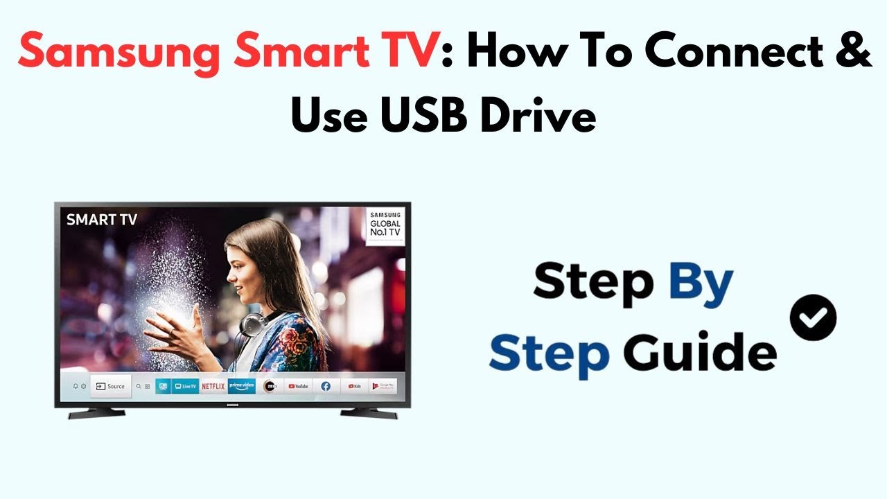 Samsung Smart TV: How To Connect & Use USB Drive - YouTube