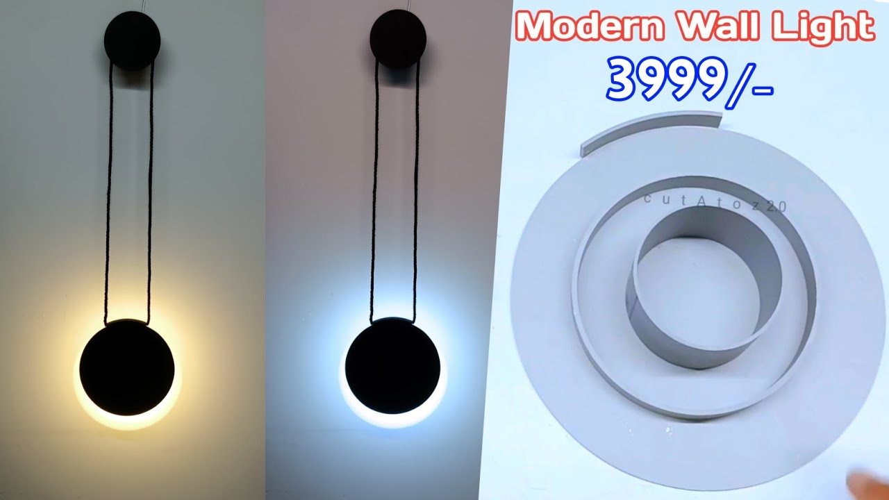 How To Make LED Wall Lights Modern Minimalist Bedside Lamp Diy Projects ...
