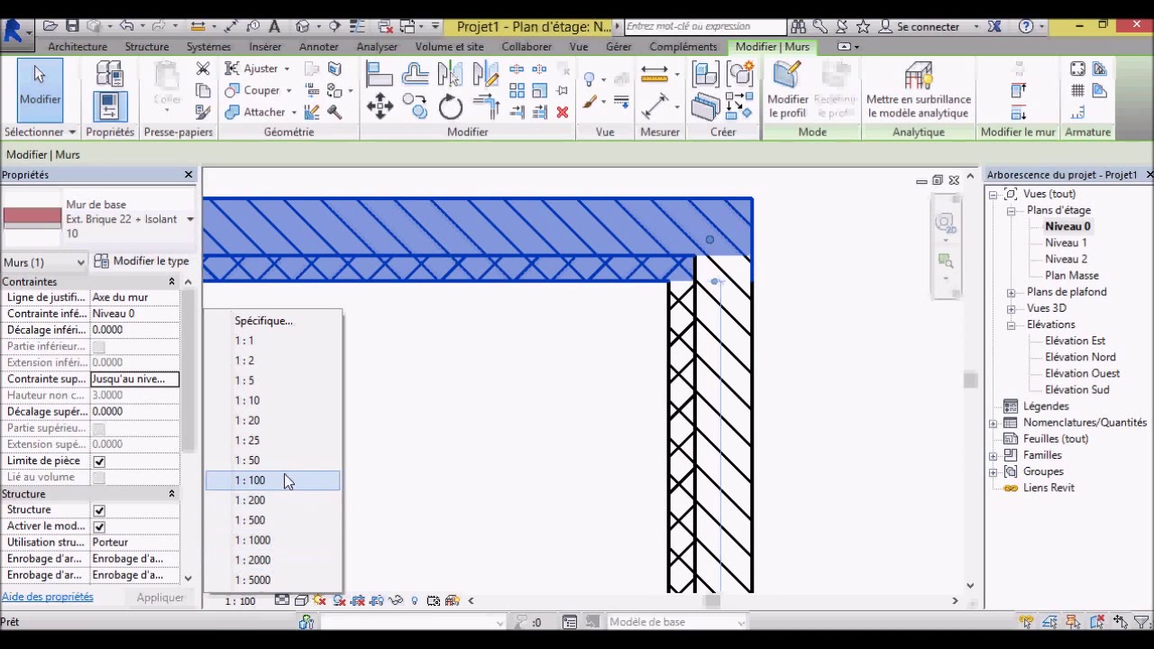 REVIT vidéo 02 Murs de base - YouTube