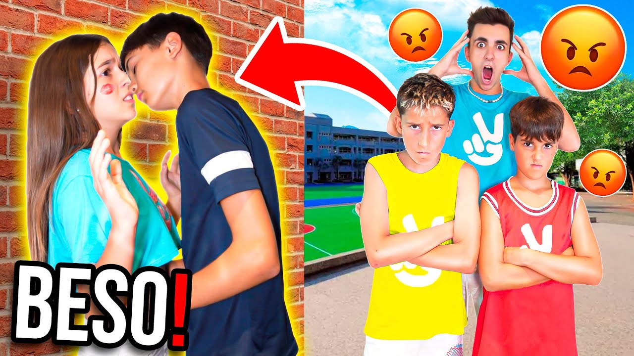 LOS ABUSONES ROBAN UN BESO A MI HIJA…*viene la policia* - YouTube