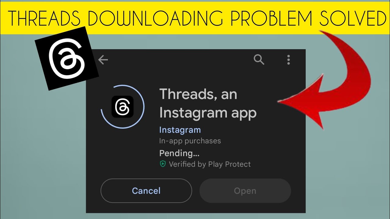 How To Solve Threads App Downloading Problem|| Rsha26 Solutions - YouTube