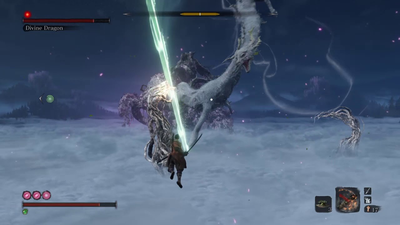 Sekiro: Shadows Die Twice - Old Dragons of the Tree & Divine Dragon ...