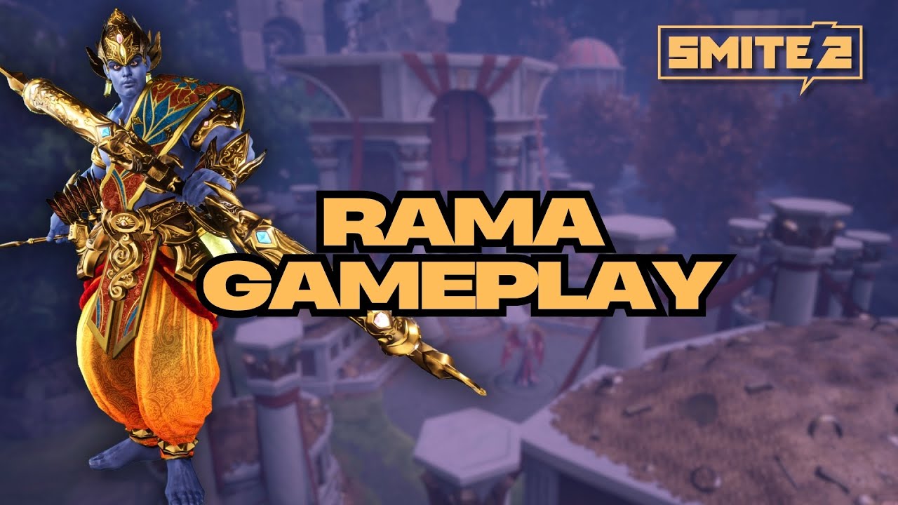 RAMA GAMEPLAY - SMITE 2 - YouTube