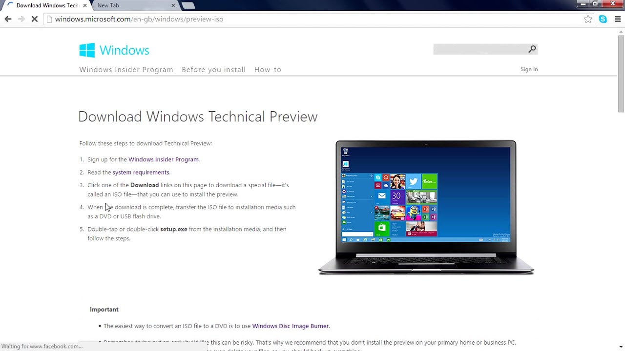 How To Download Windows 10 Technical Preview - YouTube