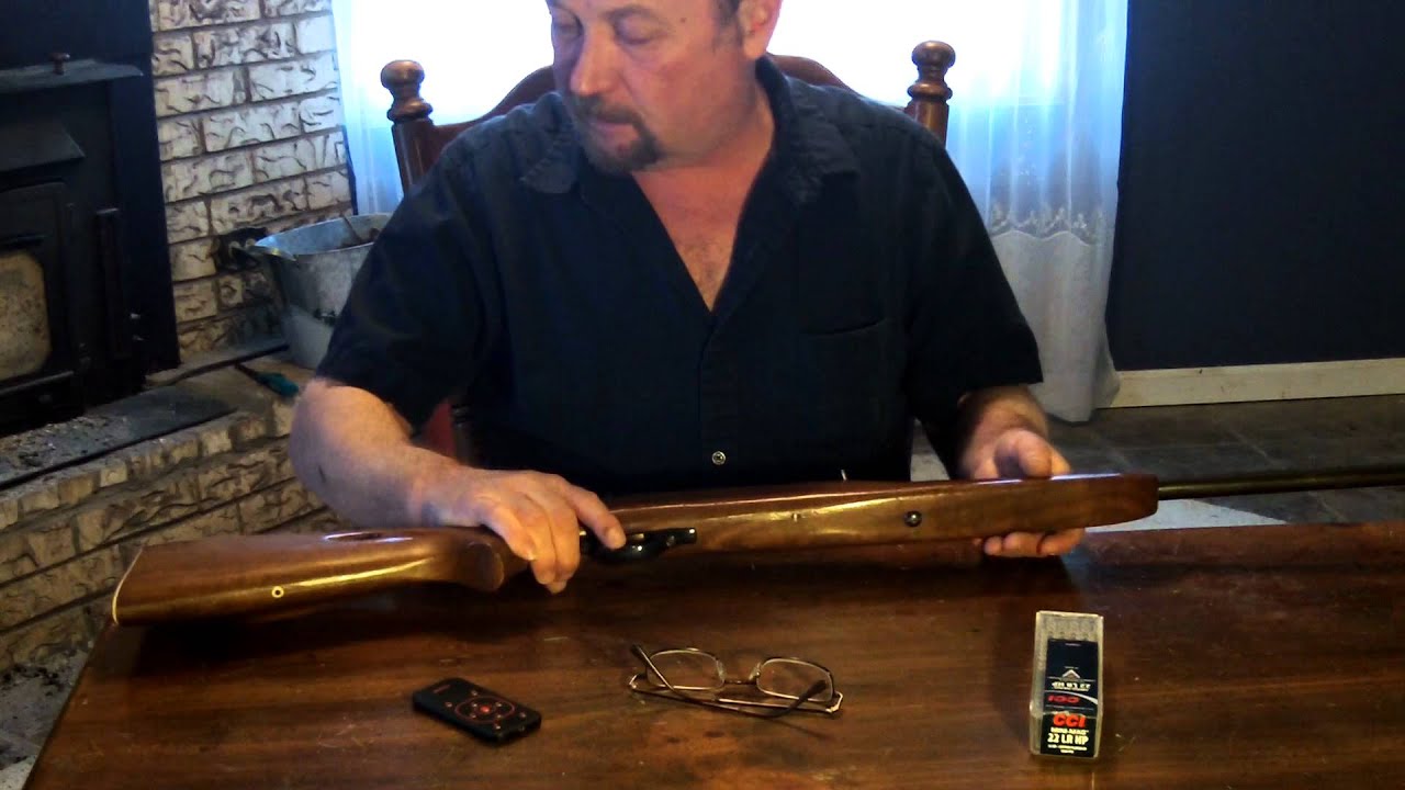 Marlin Model 98 .22 cal autorifle - YouTube