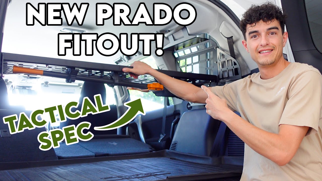 THE BEST PRADO REAR SETUP?! // Tactical Spec Fitout // 2022 Toyota ...