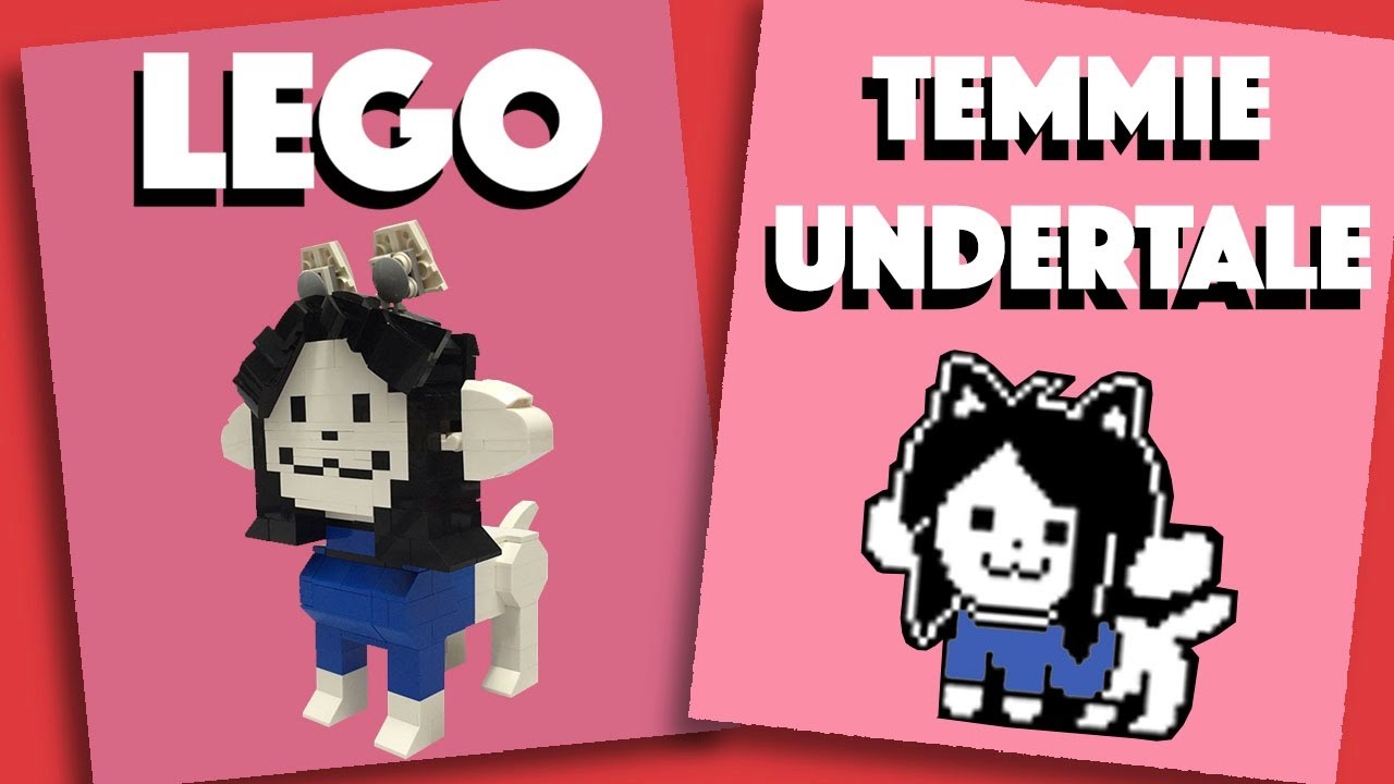 Undertale - Temmie - LEGO Stop Motion Build (How to Build) - YouTube