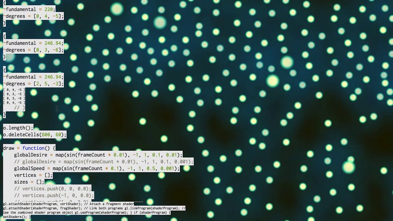 A Flock of Singing Boids, with p5.js and SuperCollider - YouTube