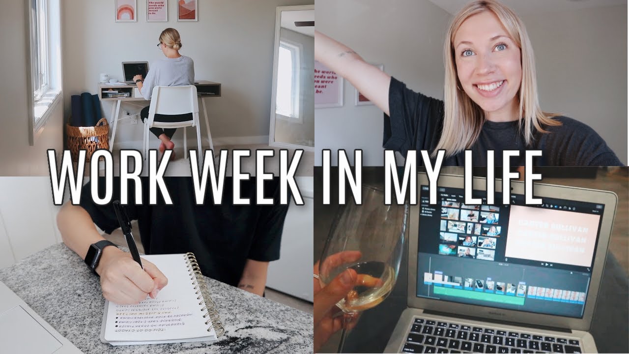 BUSY and PRODUCTIVE work week in my life | balancing 2 full-time jobs ...