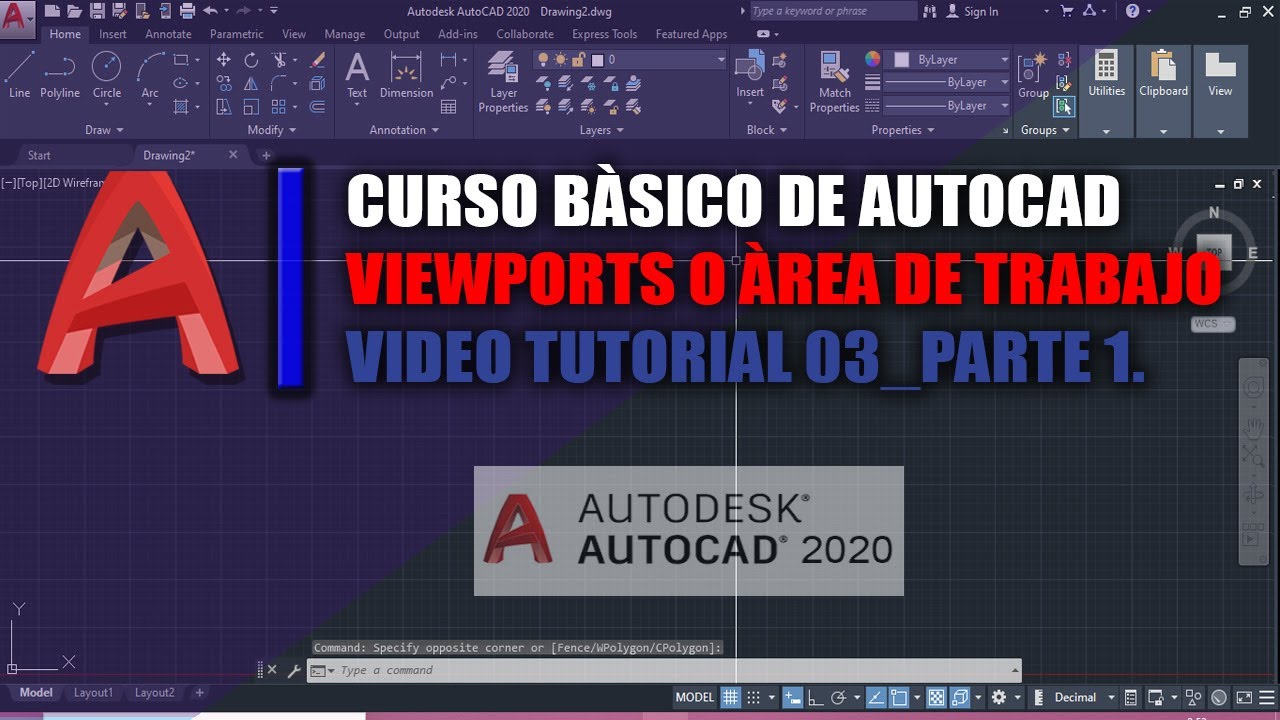 C MO CONFIGURAR EL REA DE TRABAJO VIEWPORTS EN AUTOCAD 2020 V DEO C MO CONFIGURAR EL REA DE TRABAJO VIEWPORTS EN AUTOCAD 2020 V DEO