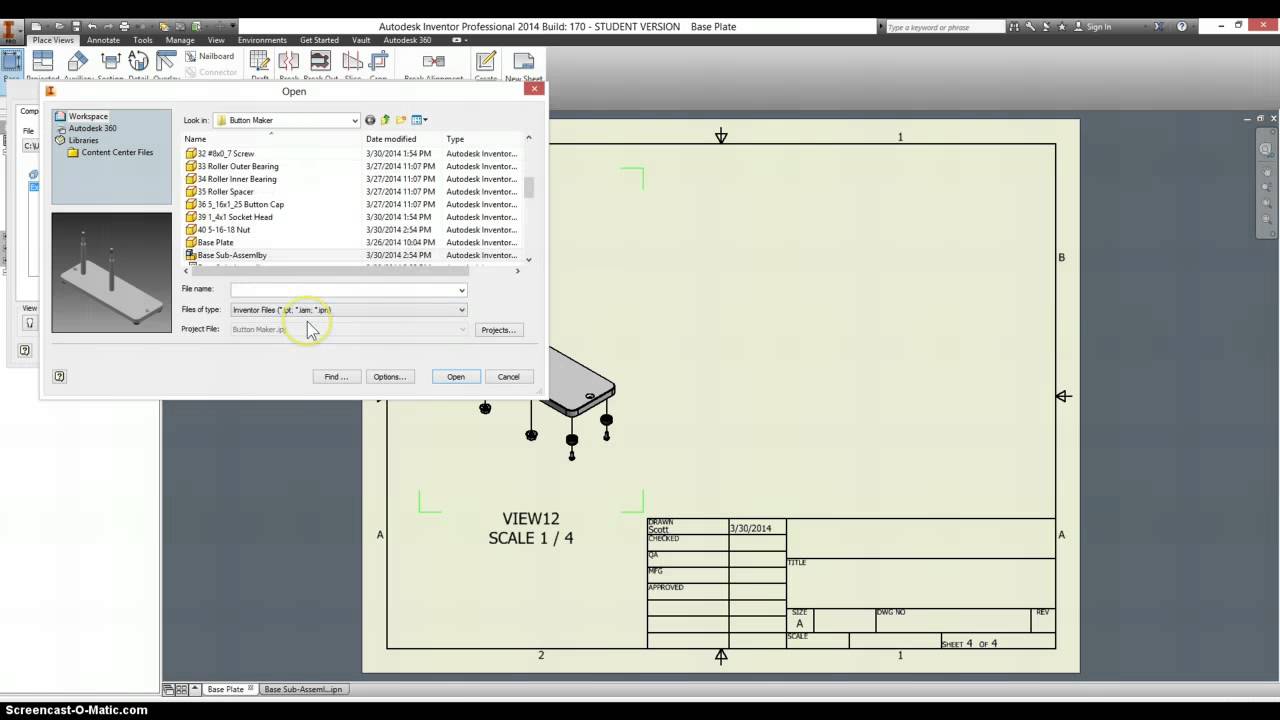 Base Sub-Assembly - Presentation View - YouTube