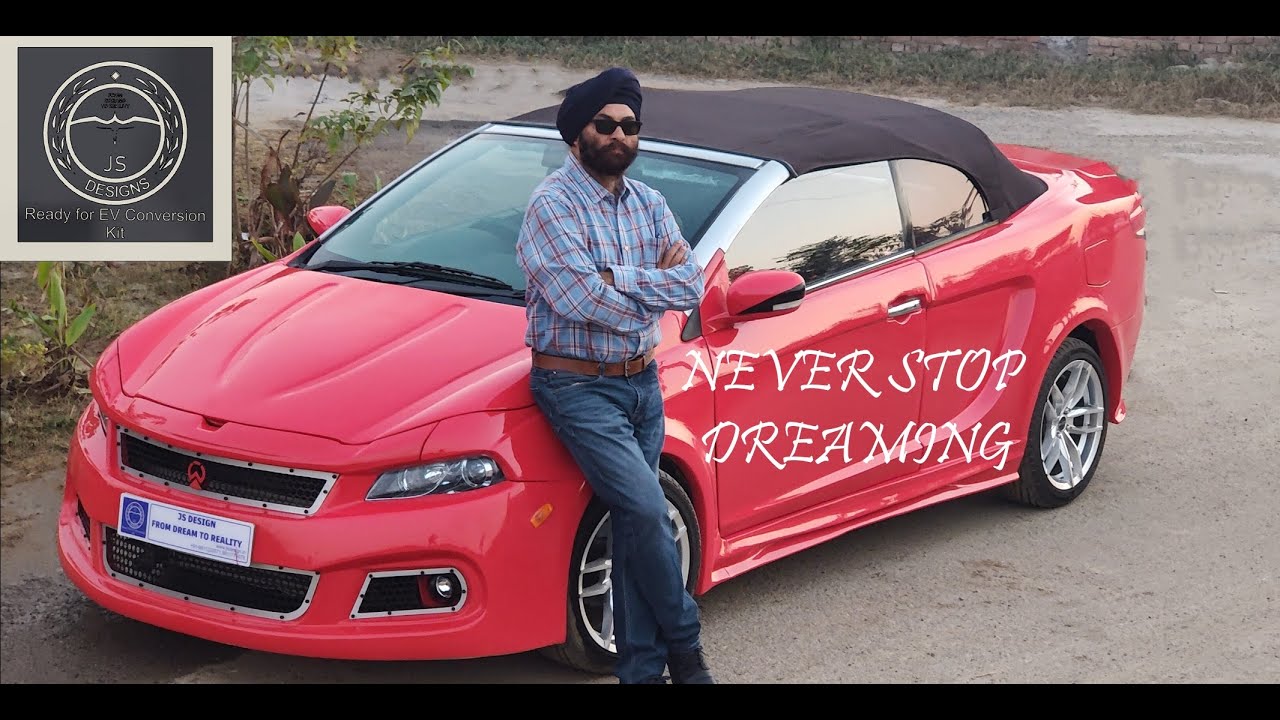 Unleash the Future with JS Design's New Convertible Electric Car - YouTube