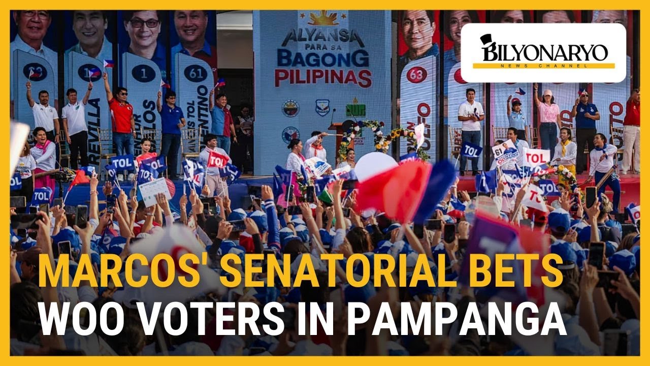 Marcos' senatorial bets woo voters in Pampanga | Newsfeed@Noon - YouTube