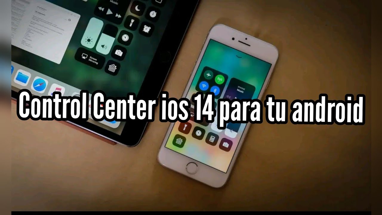 Control Center de ios 14 en cualquier android - YouTube
