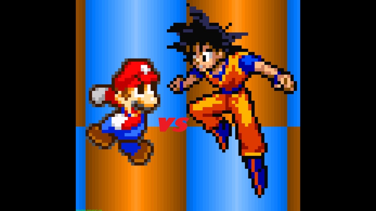 mario vs goku *parte 1* - YouTube
