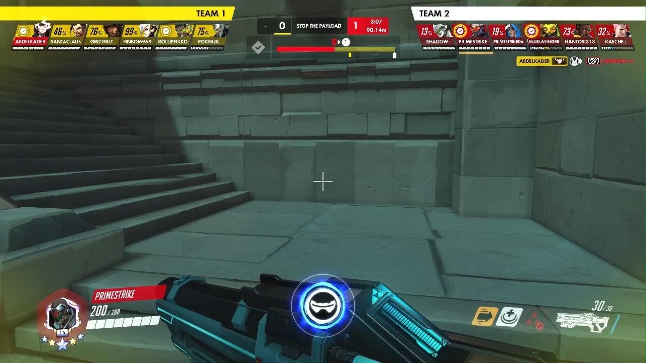 Comp Game on Kings Row DPS view (primestrike) - YouTube