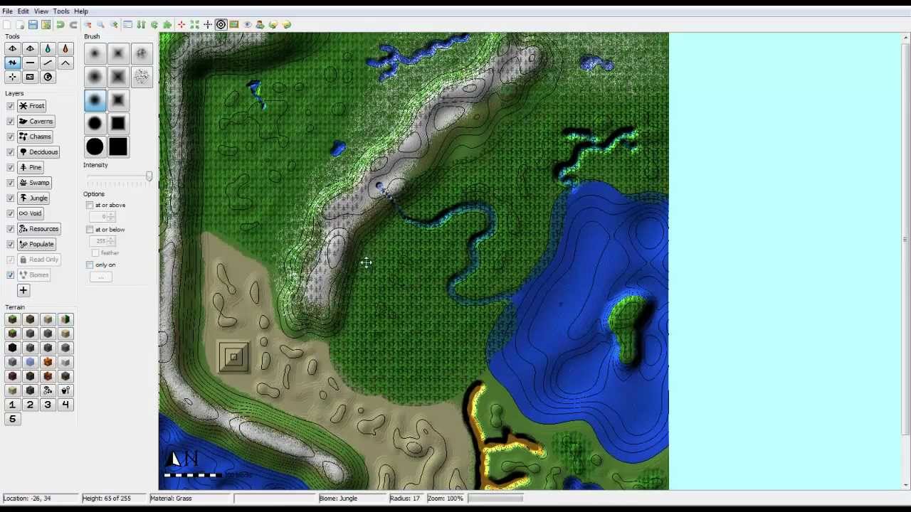 Minecraft - Worldpaint Speed Map! - YouTube