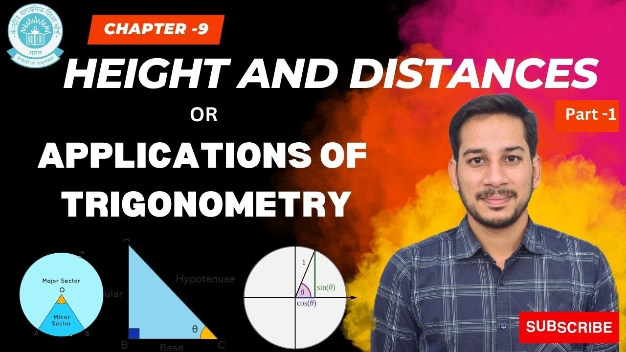 Height & Distance (Trigonometry)|| class 9th,10th || By Sunil sir ...