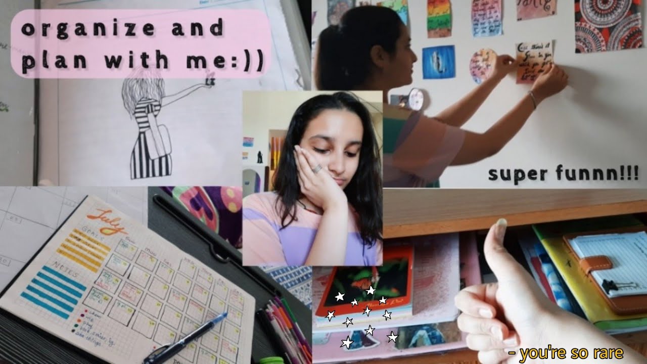 Organize//plan with me (super fun!!) - YouTube