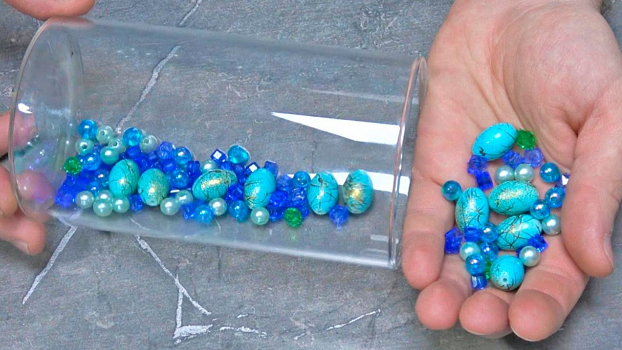 I put the beads in a glass jar and this is what came out of it! Watch ...