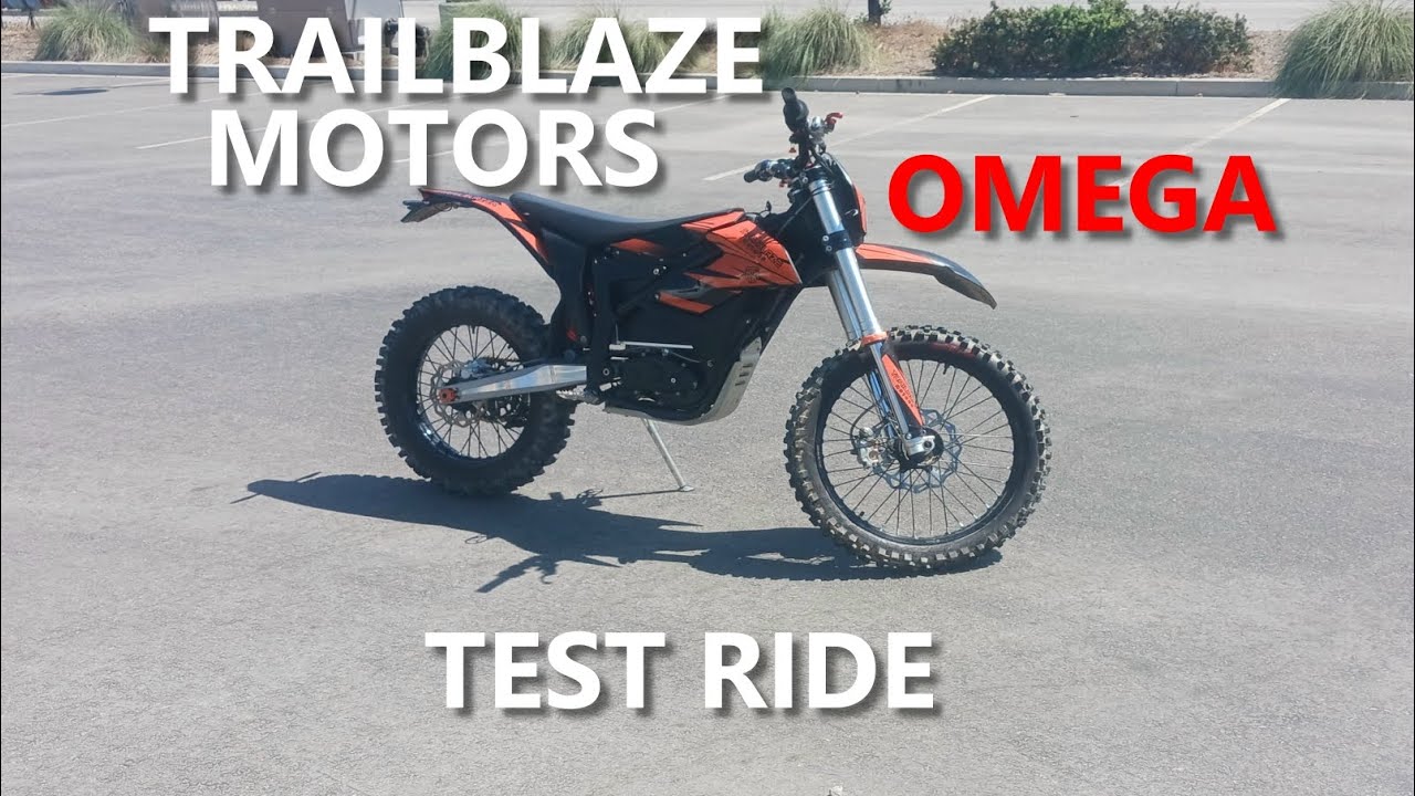 The new Trail Blaze Motors Omega Dirtbike. A 96v, 30KW, electric ...
