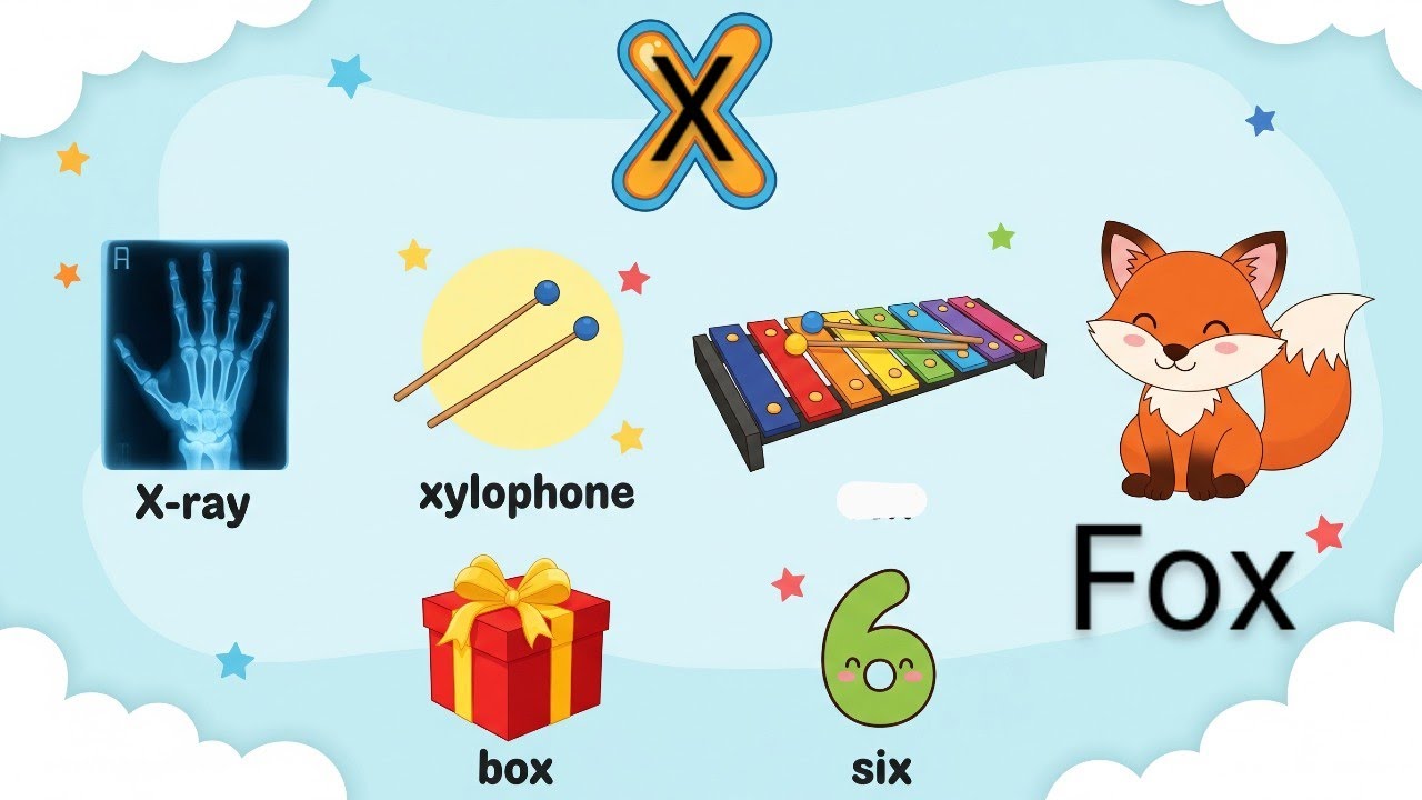 Learning X The letter X with fun song #LetterX #LetterXSong # ...