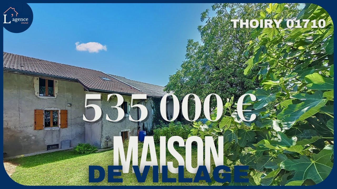 MAISON MITOYENNE D'EXCEPTION À THOIRY (01710) - YouTube