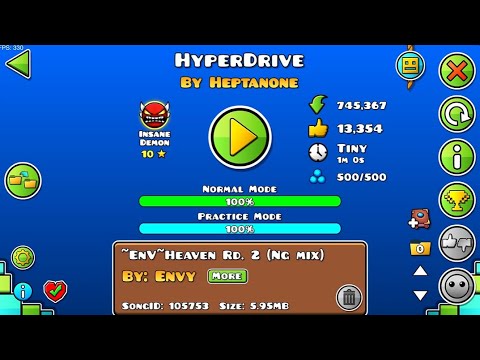 Hyperdrive by Heptanone 100% Insane Demon - YouTube