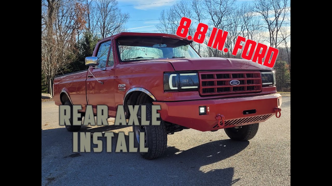 INSTALL! Ford 8.8 inch Rear Axle! For My Turbo 300!!! 3.73 UPGRADE ...