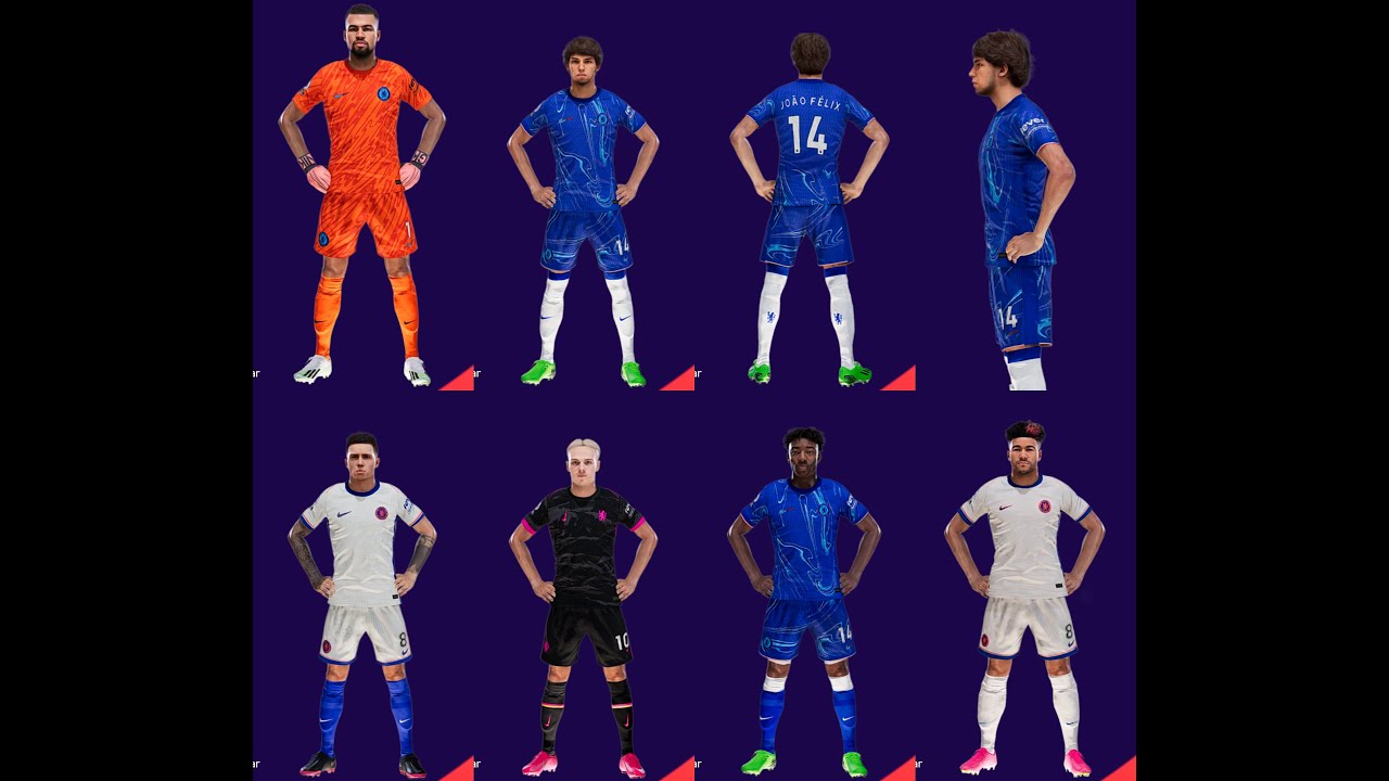 KIT CHELSEA FC 24-25 (FROM PES2017 TO PES2021) BY_FPP - YouTube