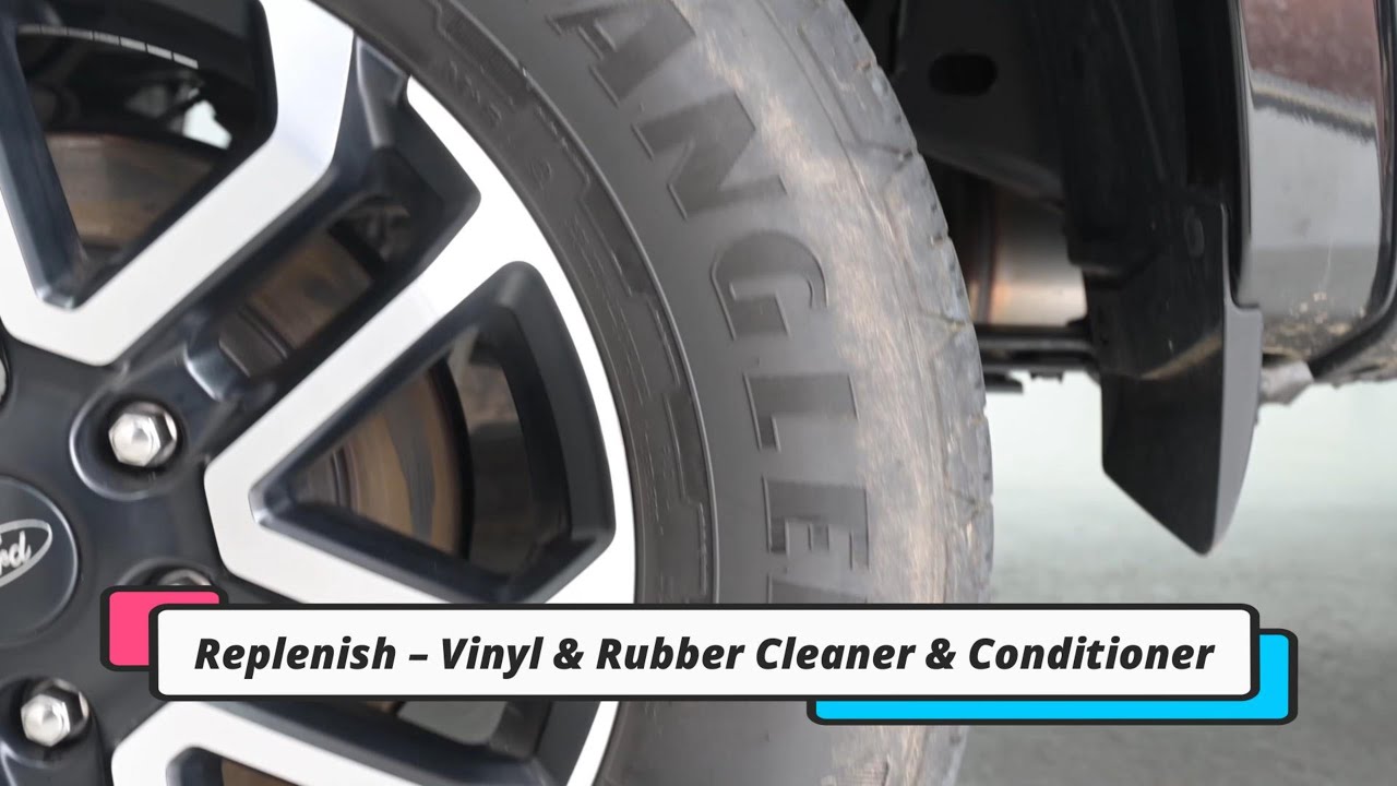 Diamondbrite REPLENISH - Vinyl & Rubber Cleaner & Conditioner - YouTube