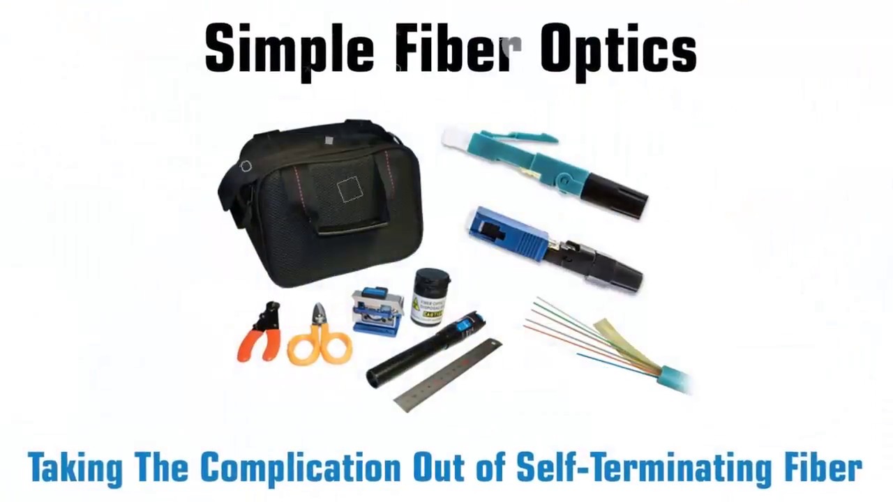 Covid Simple Fiber Optics - Easy & Quick Fiber Termination - YouTube