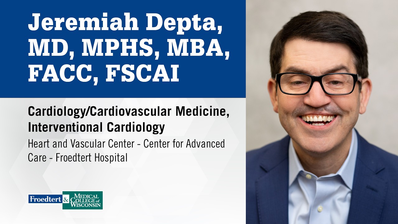 Dr. Jeremiah Depta, cardiologist, interventional cardiology - YouTube