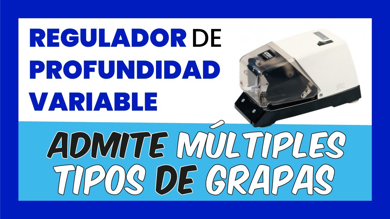 ⚡ Grapadora eléctrica AUTOMÁTICA de sobremesa Rapid 100 - YouTube