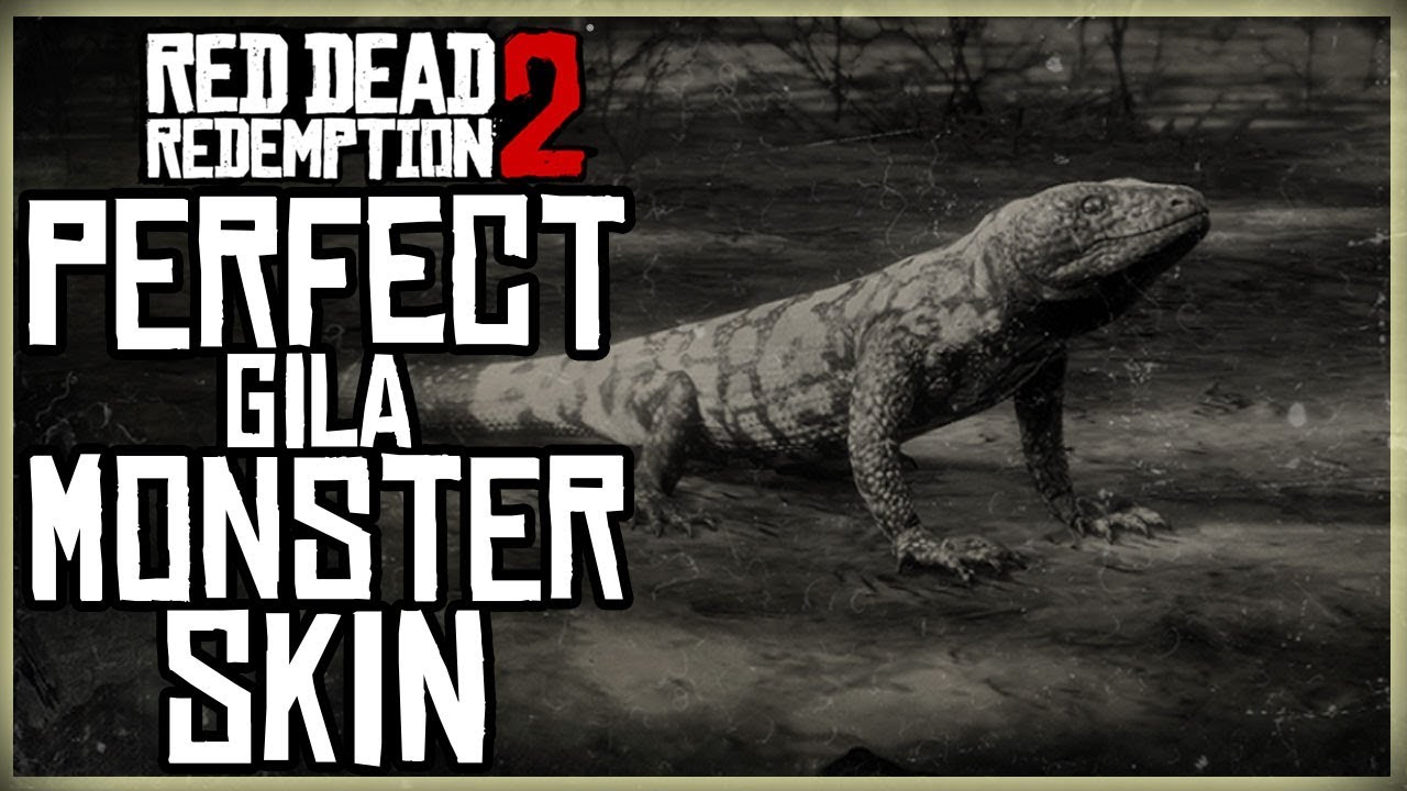 HOW TO GET A PERFECT GILA MONSTER SKIN - RED DEAD REDEMPTION 2 - 3 STAR ...