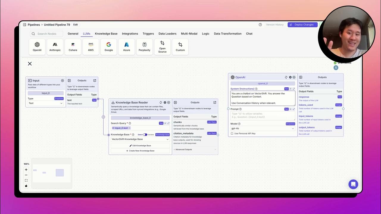 Build an AI Website Chatbot with Vectorshift - YouTube