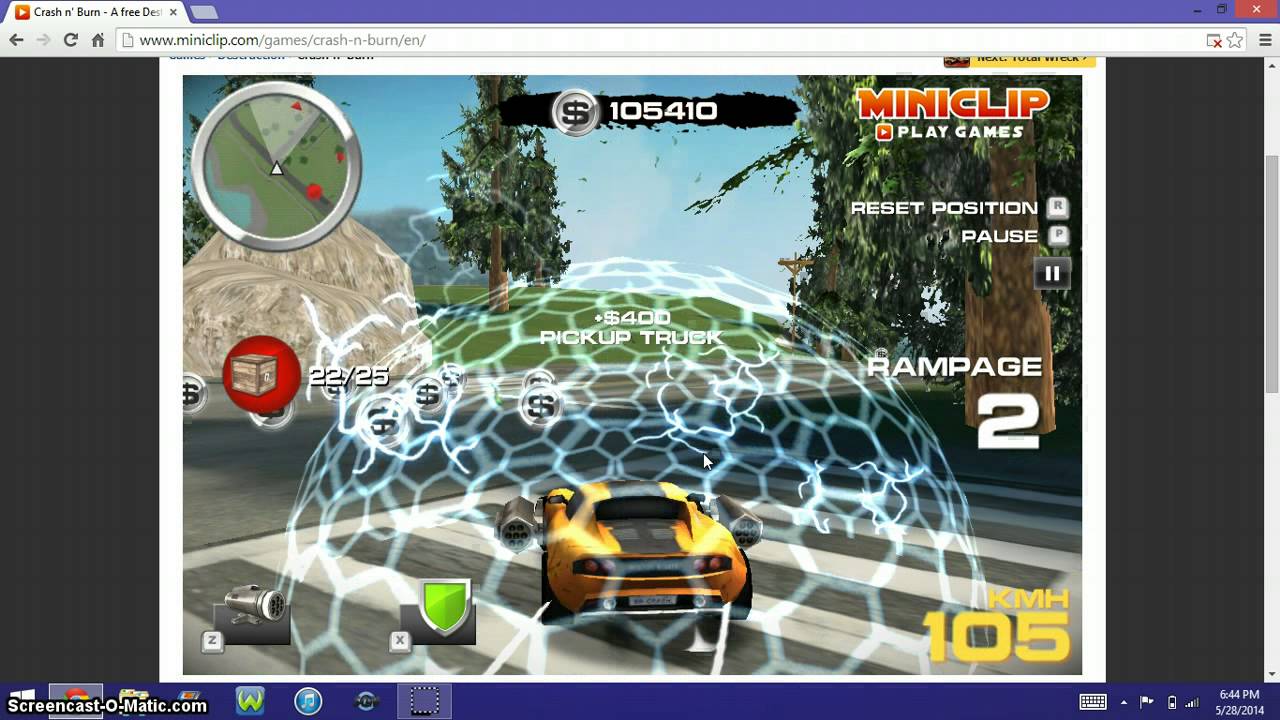 Miniclip - Crash n' Burn Part 2 - YouTube