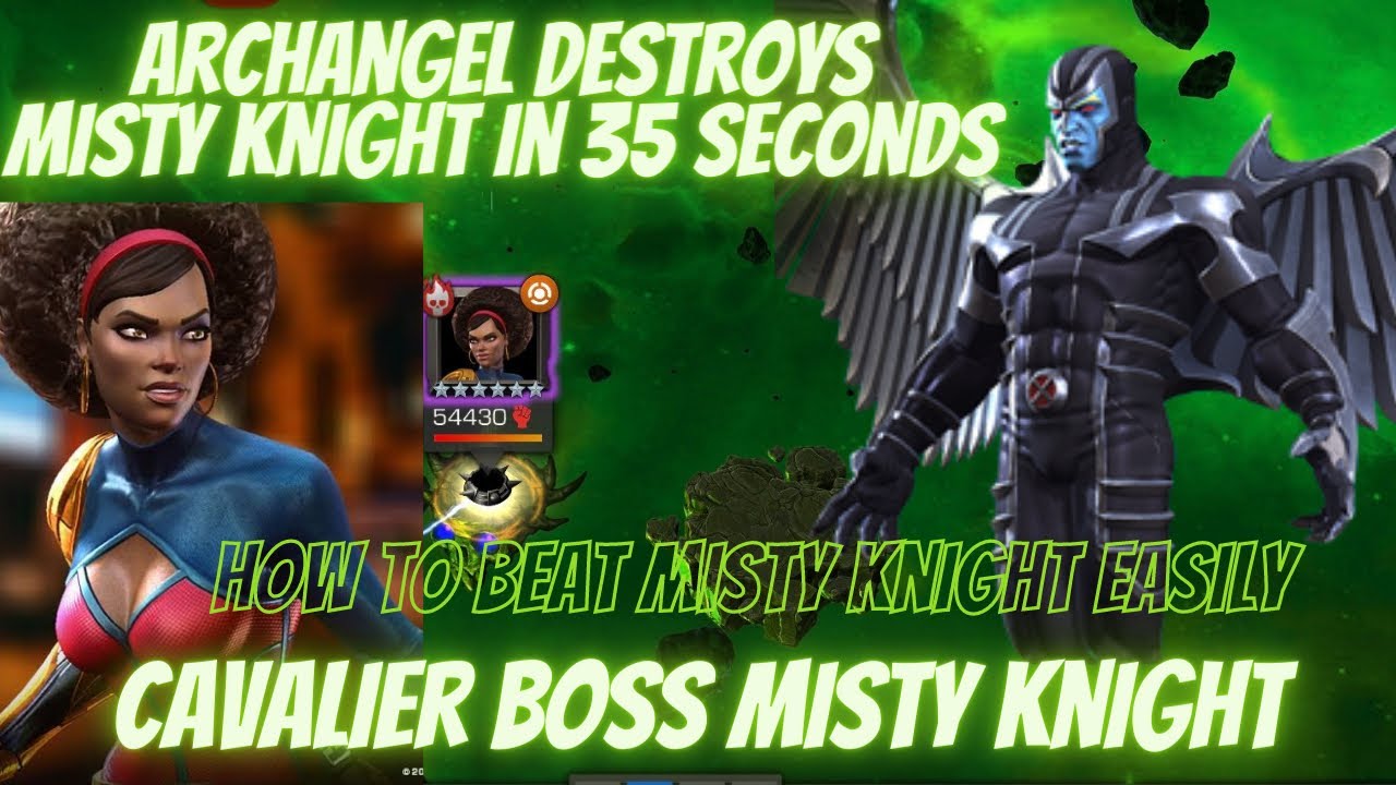 MCOC Cavalier Boss Misty Knight | How to Easily Beat Misty Knight ...